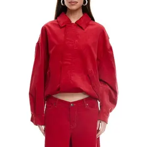 Women's Red Corduroy Jackets