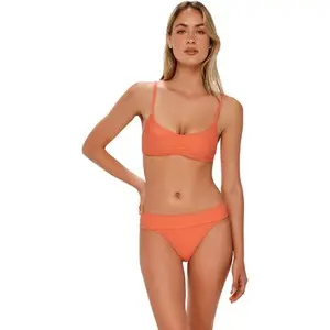 SWIM SYSTEMS Sylvia Bralette Bikini Top - Persimmon