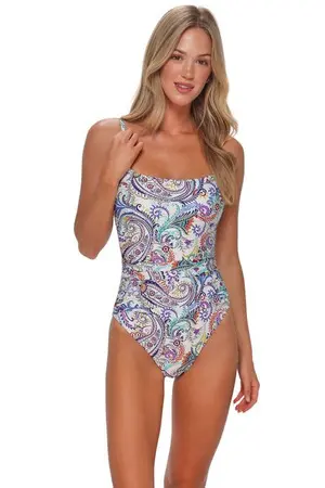 SUNSETS Pamela One-piece Swimsuit - Tide Pool Twist