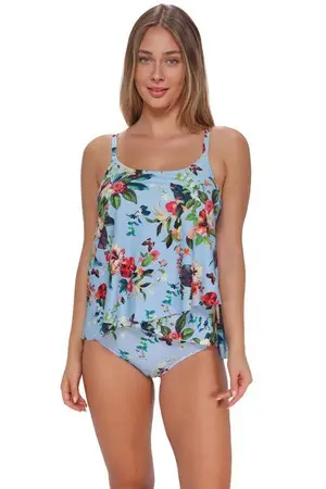 SUNSETS Elena Dd Cup Tankini Top - Budding Romance