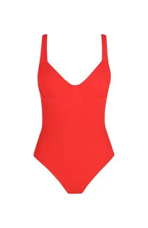 PACIFICA BY SUNSETS Mazzy One-piece Swimsuit - Red Hot Rib