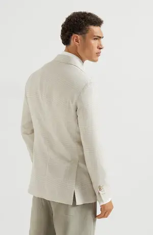 Brunello Cucinelli Prince Of Wales Deconstructed Blazer - Yuta