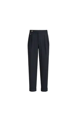 Brunello Cucinelli Cotton Twill Trousers - Navy Blue
