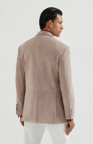 Brunello Cucinelli Suede Blazer - Yuta
