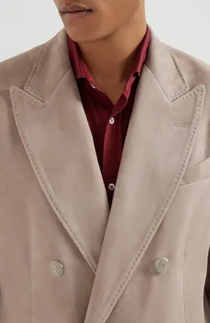 Brunello Cucinelli Suede Blazer - Yuta