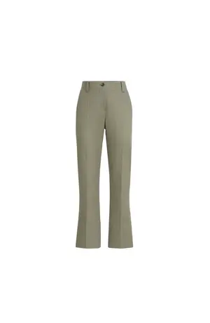 Brunello Cucinelli Kick Flare Cigarette Trousers