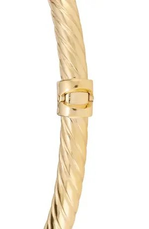 ATHRA LUXE Dolce Sole Twisted Pavé Rope Bangle