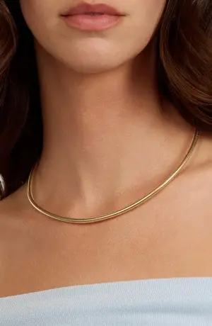 ATHRA LUXE Dolce Sole Mesh Necklace