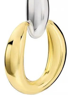 ATHRA LUXE Dolce Sole Two-tone Door Knocker Earrings
