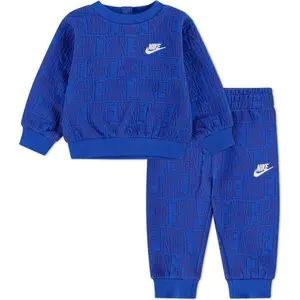 Nike Quilted Sweatshirt And Joggers Set - Game Royal