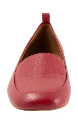 Softwalk Kingston Leather Loafer - Red