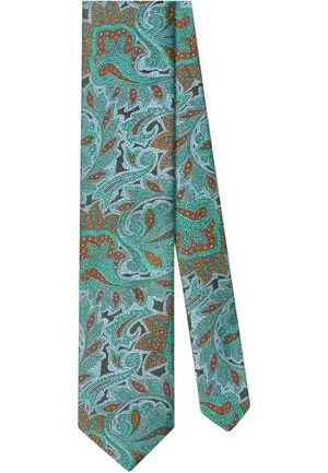 ROBERT TALBOTT Dotted Paisley Necktie