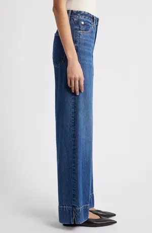 FRAME The Pixie Slice Flare Leg Jeans