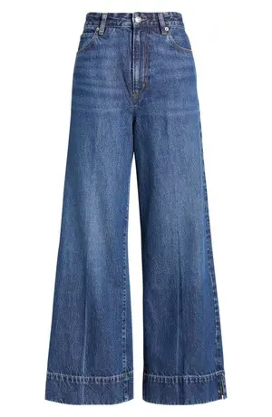 FRAME The Pixie Slice Flare Leg Jeans