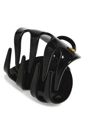 France Luxe Signature Large Octo Clip - Black