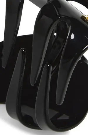 France Luxe Signature Large Octo Clip - Black