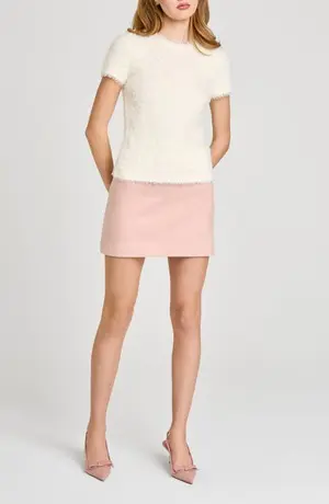WAYF Madeline Mini Skirt - Pink