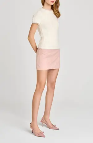 WAYF Madeline Mini Skirt - Pink