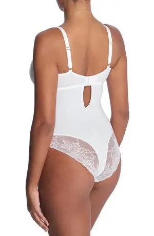 Natori Full Fit Underwire Bodysuit - White