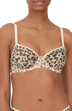 SKARLETT BLUE Spellbound Multi-way Spacer Underwire Bra - Leo Leopard