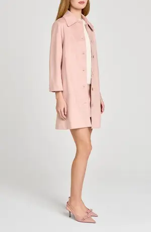WAYF Madeline Faux Suede Coat