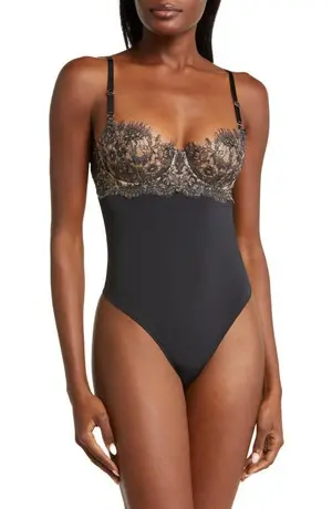 SKARLETT BLUE Entice Lace Cup Underwire Teddy