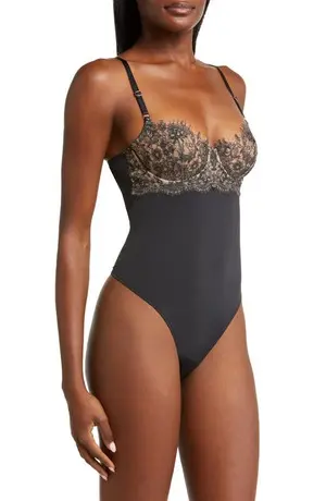 SKARLETT BLUE Entice Lace Cup Underwire Teddy