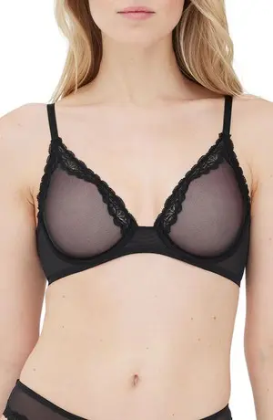 SKARLETT BLUE Passion Unlined Underwire Bra - Black