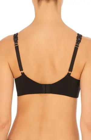 Natori Pure Luxe Wireless T-shirt Bra - Black