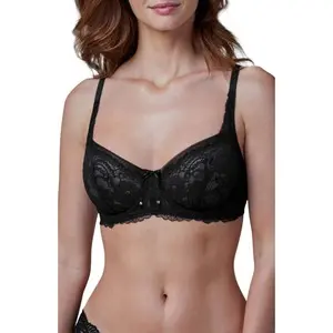 SKARLETT BLUE Minx Lace Balconette Bra - Black