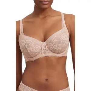 SKARLETT BLUE Minx Lace Balconette Bra - Cashmere/blush