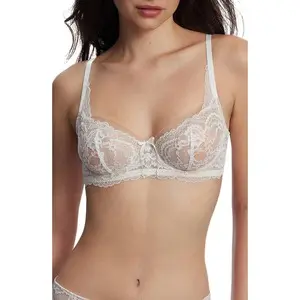 SKARLETT BLUE Minx Lace Balconette Bra - White/nylon