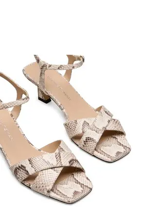 STUART WEITZMAN Vinnie 50 Sandal - Cream.