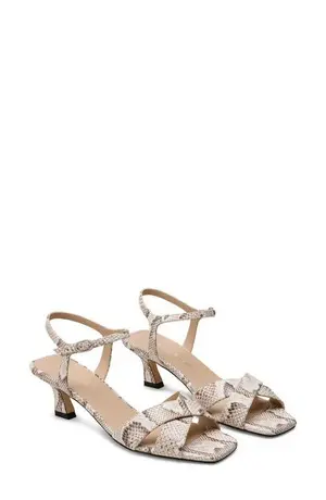 STUART WEITZMAN Vinnie 50 Sandal - Cream.