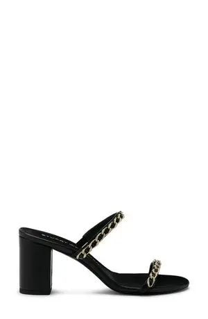 STUART WEITZMAN Soluxe Crystal Slide 75 - Black