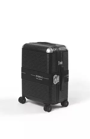 FPM MILANO Bank Zip Deluxe Spinner 55s Suitcase - Eclipse Black