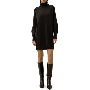 Lilysilk Wool-cashmere Turtleneck Sweater Dress