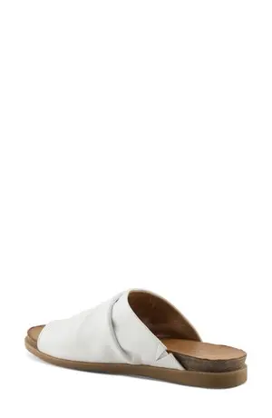 SPRING STEP SHOES Bates Slide Sandal - White
