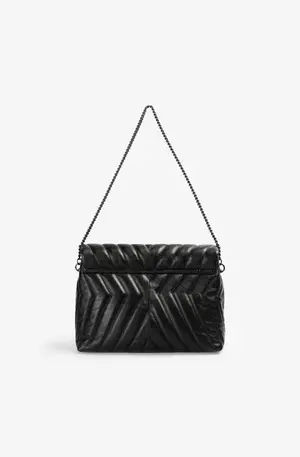 SCALPERS Quilted Leather Shoulder Bag