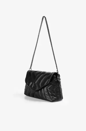 SCALPERS Quilted Leather Mini Bag