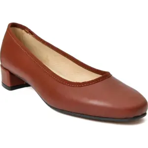 MENINA STEP Isa Leather Ballet Flat - Tan