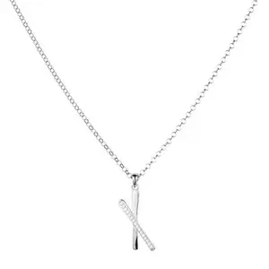 TOOLALLY Snow Kiss Pendant Necklace - Sterling Silver