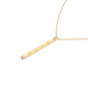 CAMPBELL + CHARLOTTE Crew Triple Circle Necklace - Diamond/ Sapphire- Gold