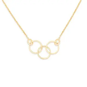 CAMPBELL + CHARLOTTE Crew Triple Circle Necklace - Gold