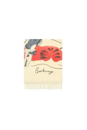 Burberry Watercolour Ekd Cashmere Scarf