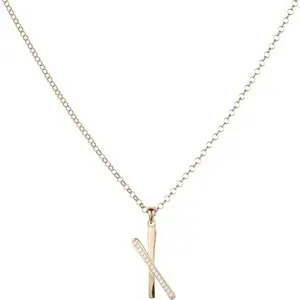 TOOLALLY Snow Kiss Pendant Necklace - Gold Vermeil