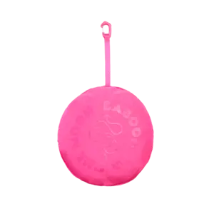 BABOON TO THE MOON Packable Tote Hyper Pink