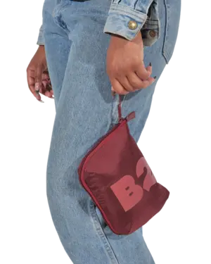 BABOON TO THE MOON Packable Backpack - Black Cherry