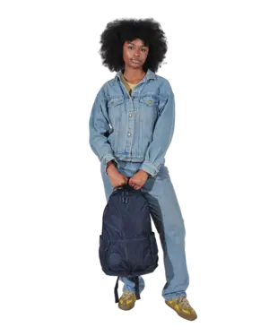 BABOON TO THE MOON Packable Backpack - Midnight