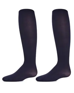 MEMOI Essentials Nylon Tights 2-pair Pack - Navy